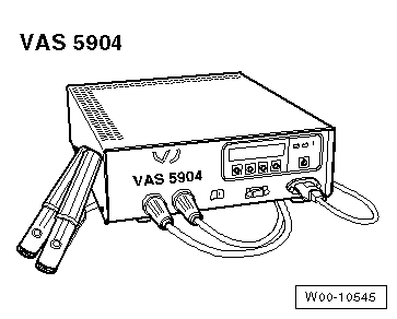 Зарядка АКБ с помощью зарядного устройства VAS 5095A , VAS 5900 , VAS ...